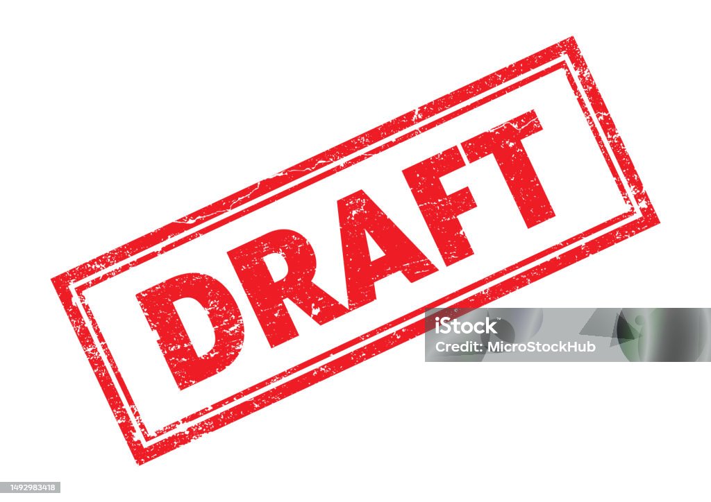Red Draft Stamp Stock Illustration - Download Image Now - Abstract ... Red Draft Stamp Stock Illustration - Download Image Now - Abstract ...