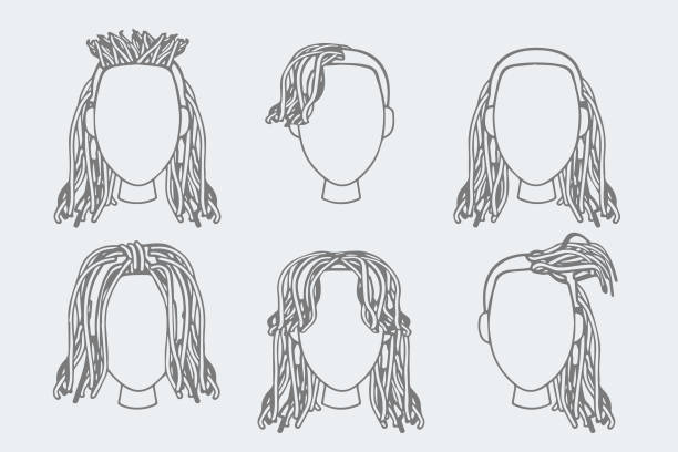 60 Black Woman Corn Rows Stock Illustrations Royalty Free Vector