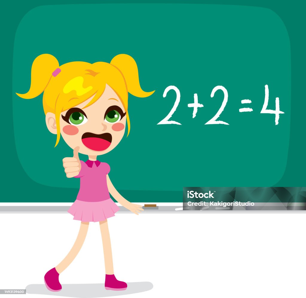 Girl Solving Maths Calculation Stock Illustration - Download Image Now ... Girl Solving Maths Calculation Stock Illustration - Download Image Now ...