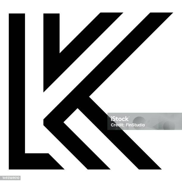 Logo Kl Initial Innovant Professionnel Et Logo Lk Lettre Kl Ou Lk