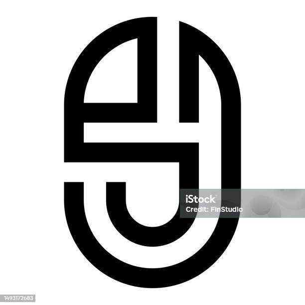Logo Sj Initial Innovant Professionnel Et Logo Js Lettre Sj Ou Js