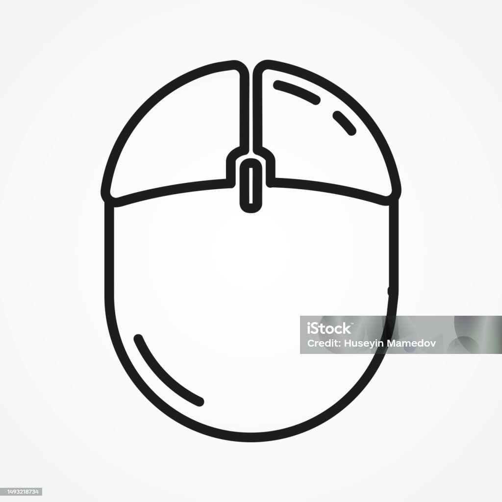 Computer Mouse Line Icon Computer Mouse Outline Icon Stock Illustration ... Computer Mouse Line Icon Computer Mouse Outline Icon Stock Illustration ...