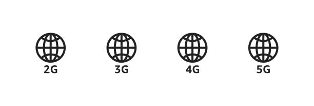 60 2g 3g 4g 5g Icons Stock Illustrations Graphiques Vectoriels Libre