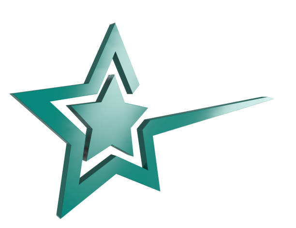 Free picture: Illustration of dark green cosmos and stars with green light