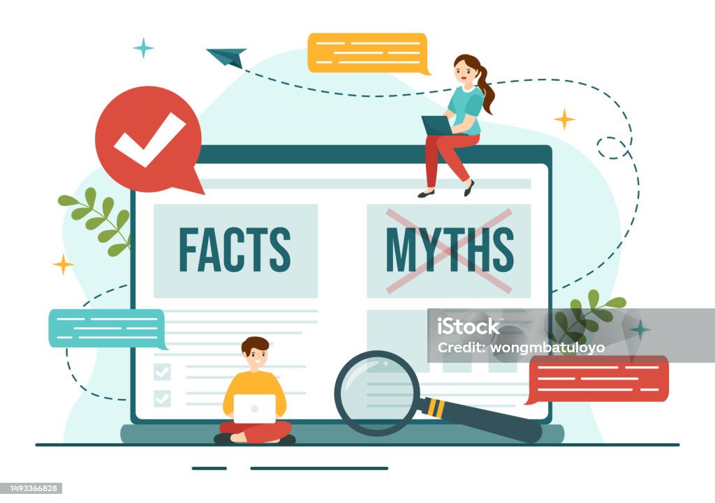 Ilustrasi Vektor Cek Fakta Dengan Mitos Vs Fakta Berita Untuk Memeriksa ... Ilustrasi Vektor Cek Fakta Dengan Mitos Vs Fakta Berita Untuk Memeriksa ...