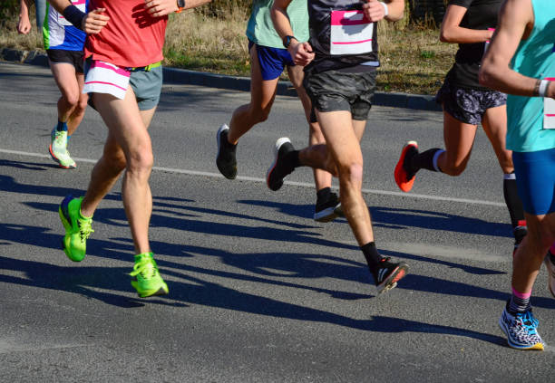Free Stock Photo of Three Men Running in a Marathon | Download Free ...