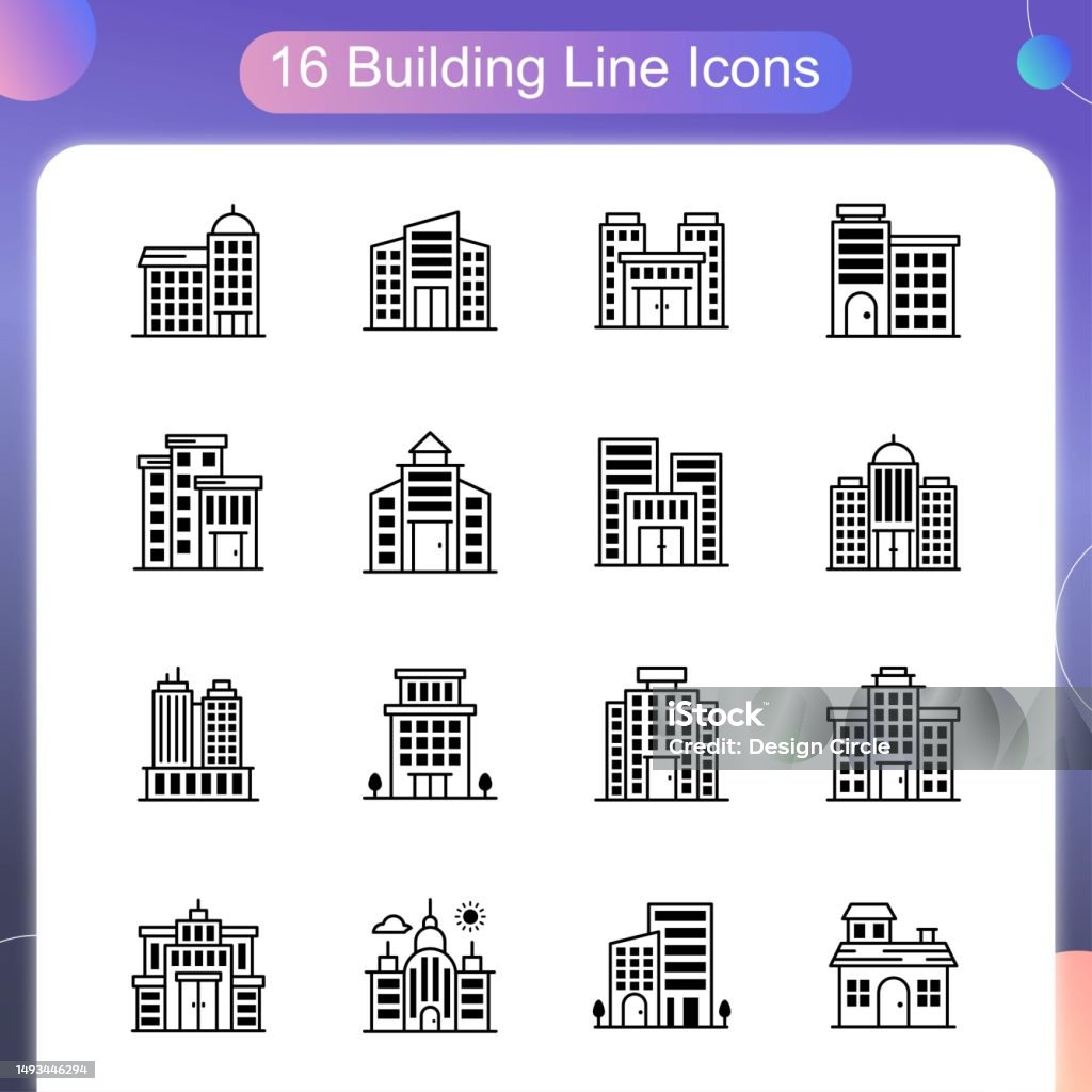 Building Vector Outline Icon Set 02 Stock Illustration - Download Image ... Building Vector Outline Icon Set 02 Stock Illustration - Download Image ...