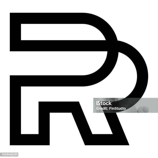 Logo Rp Awal Inovatif Profesional Dan Logo Pr Huruf Rp Atau Pr Monogram