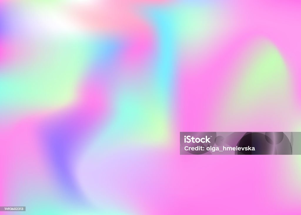 Latar Belakang Hologram Tekstur Abstrak Efek Blur Merah Muda Logam G