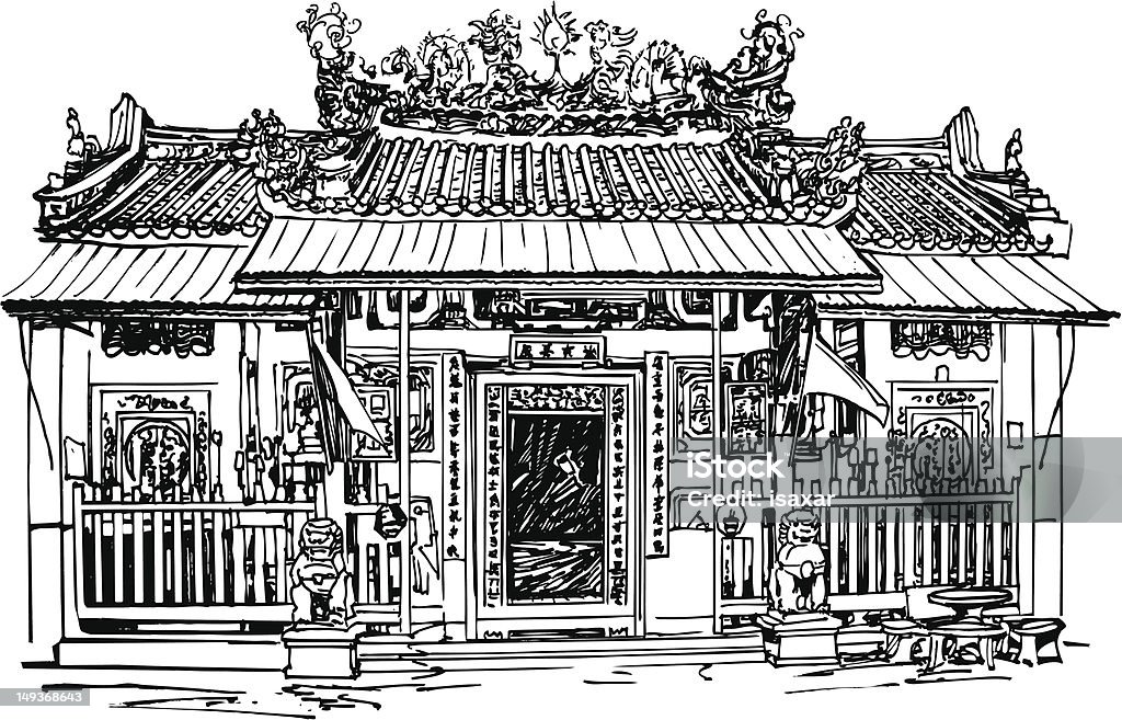 Kuil Cina Ilustrasi Stok Unduh Gambar Sekarang Budaya Tiongkok