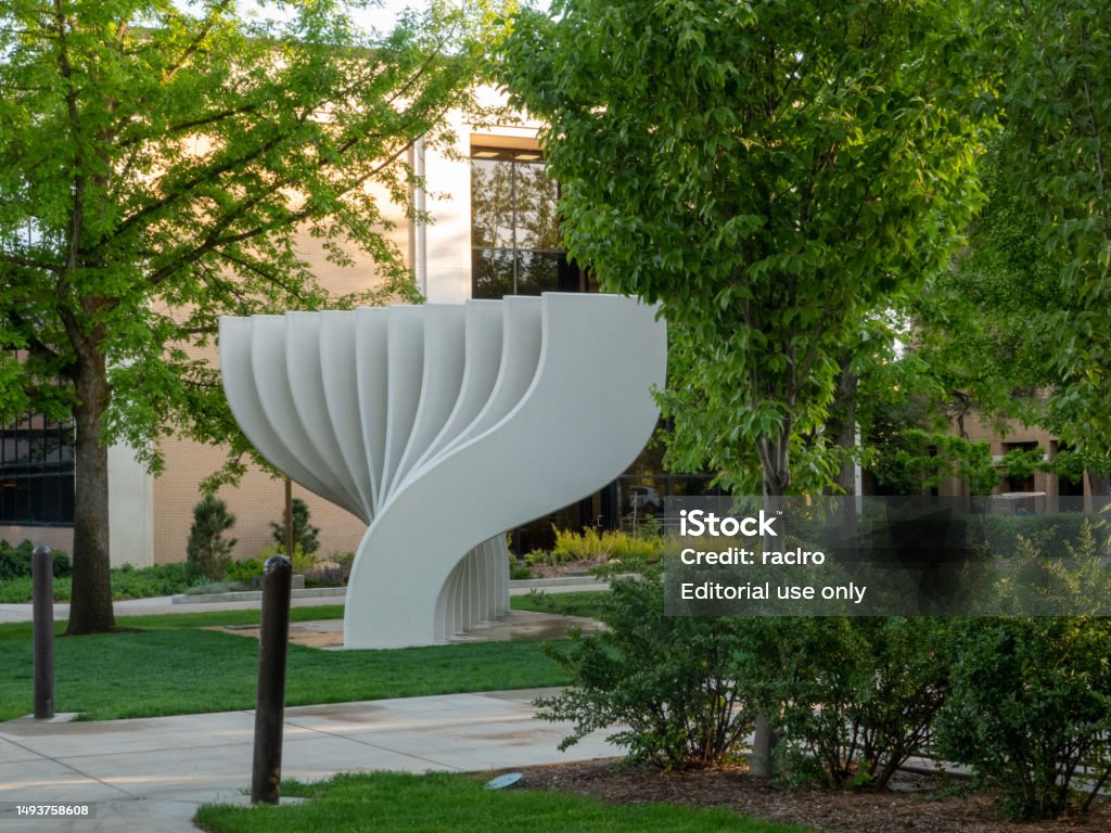 Evening Views Of The Campus Of Brigham Young University Provo Utah