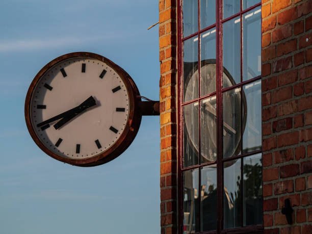 Free Stock Photo of Red Building With Clock on Side | Download Free ...