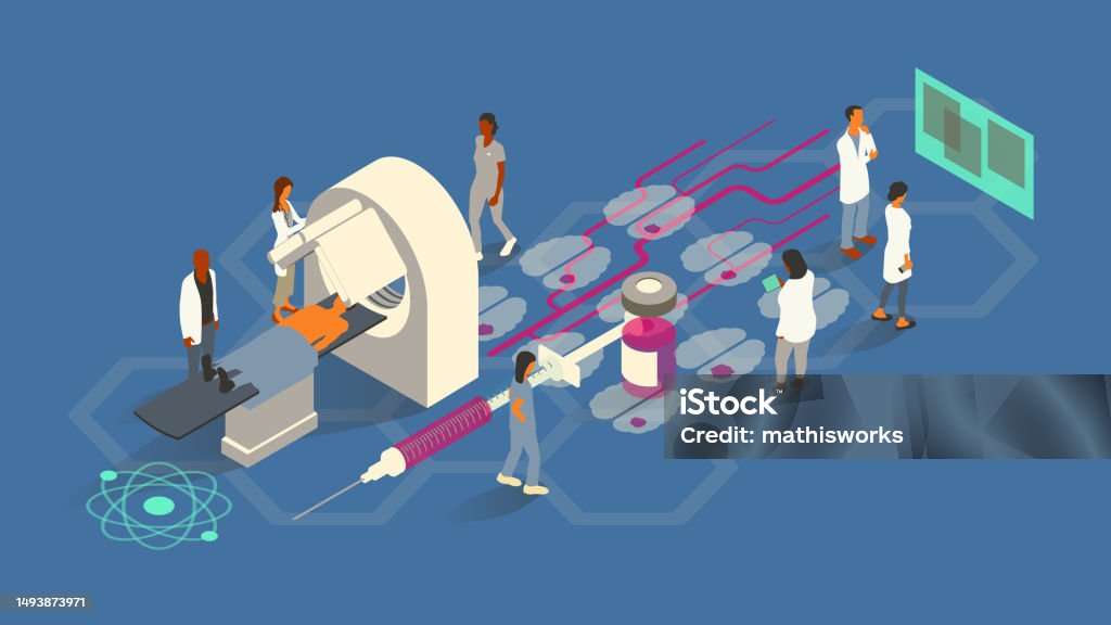 Nuclear Medicine Illustration Stock Illustration Download Image Now