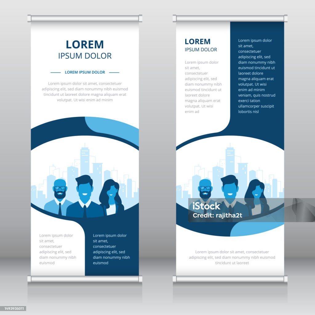 Desain Spanduk Gulung Profesional Atau Templat Spanduk Yang Dapat