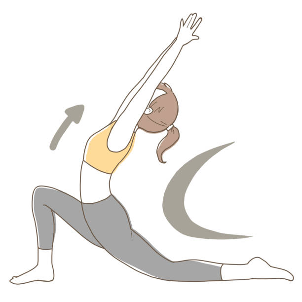 Free Stock Photo of Crescent Moon Pose Side Stretch | Download Free ...