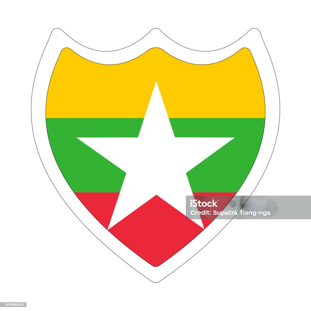 Myanmar Bendera Dalam Bentuk Bendera Myanmar Dalam Bentuk Ilustrasi ... Myanmar Bendera Dalam Bentuk Bendera Myanmar Dalam Bentuk Ilustrasi ...