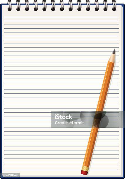 Notepad Spiral Terbuka Dengan Pensil Di Atasnya Ilustrasi Stok - Unduh ... Notepad Spiral Terbuka Dengan Pensil Di Atasnya Ilustrasi Stok - Unduh ...