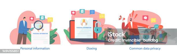 Data Privacy Isolated Elements With Characters Protection Of Personal