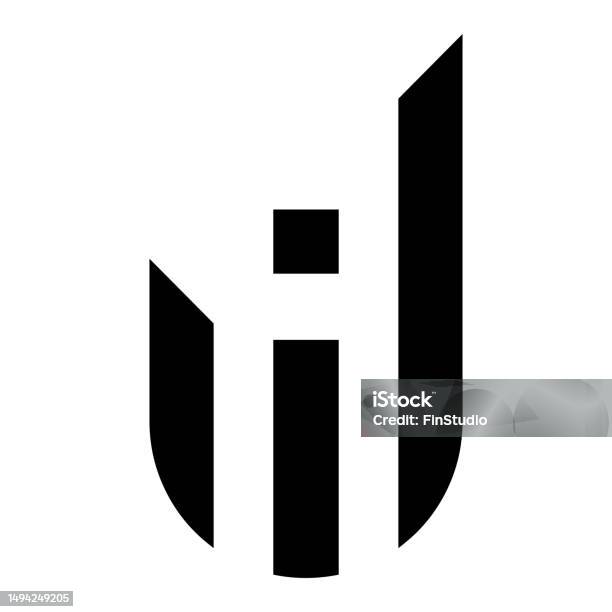 Logo Ij Initial Professionnel Innovant Et Logo Ji Lettre Ij Ou Ji