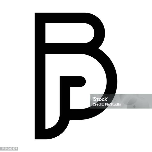 Logo Bp Initial Innovant Professionnel Et Logo Pb Lettre Bp Ou Pb