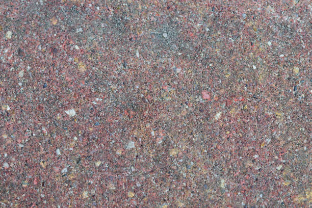 Free picture: Concrete pavement close-up texture with dark red line