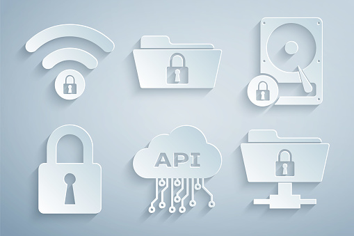 Setel Antarmuka Cloud Api Hard Disk Drive Dan Kunci Kunci Folder Ftp