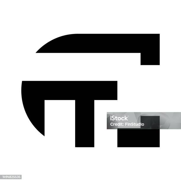 Logo Ct Initial Professionnel Innovant Et Logo Tc Lettre Ct Ou Tc
