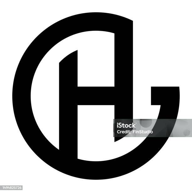 Logo Gh Initial Innovant Professionnel Et Logo Hg Lettre Gh Ou Hg