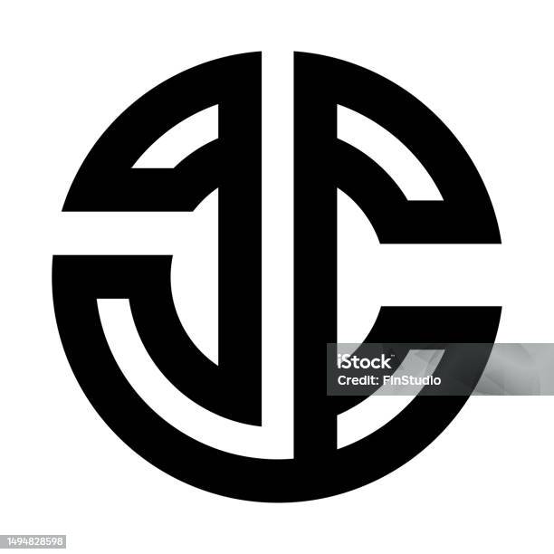 Logo Cj Initial Professionnel Innovant Et Logo Jc Lettre Cj Ou Jc