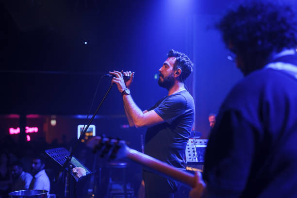 Male Singer On Stage