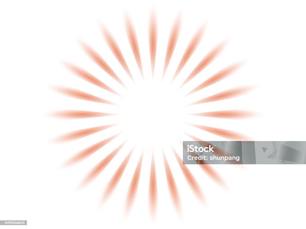 Concentrated Line Background Material Of Sun Rays Image Like Fireworks