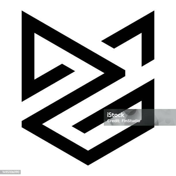 Logo Zm Awal Inovatif Profesional Dan Logo Mz Huruf Zm Atau Mz Monogram