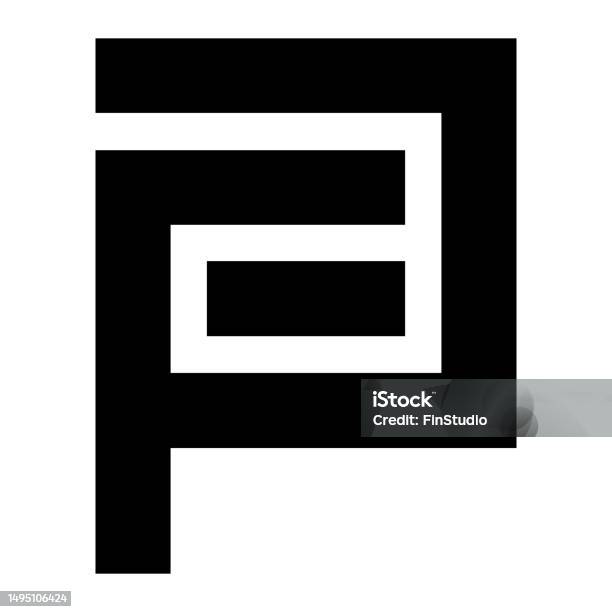 Logo Fp Initial Professionnel Innovant Et Logo Pf Lettre Fp Ou Fp
