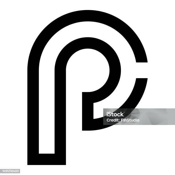Logo Pc Initial Innovant Professionnel Et Logo Cp Lettre Cp Ou Pc