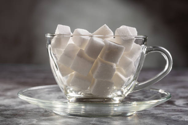 Free Stock Photo of Sugar cubes in a glass - sugared drink concept ...