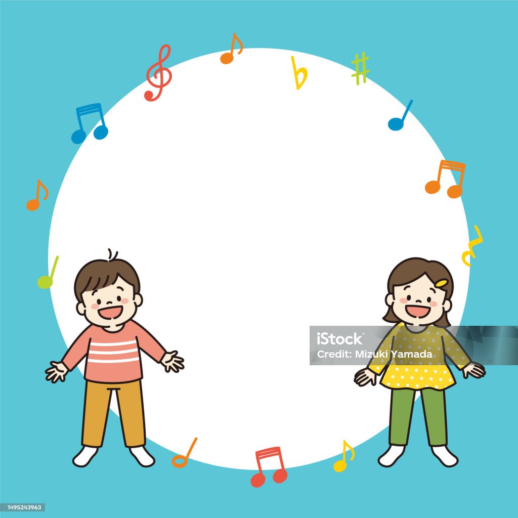 Ilustrasi Banner Web Persegi Anakanak Menyanyikan Lagu Ilustrasi Stok ... Ilustrasi Banner Web Persegi Anakanak Menyanyikan Lagu Ilustrasi Stok ...