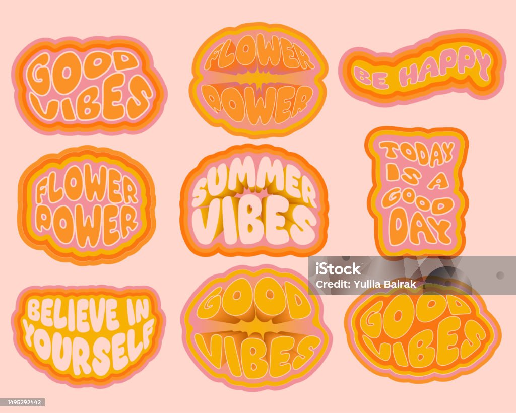 Hand Written Lettering Set Stock Illustration Download Image Now
