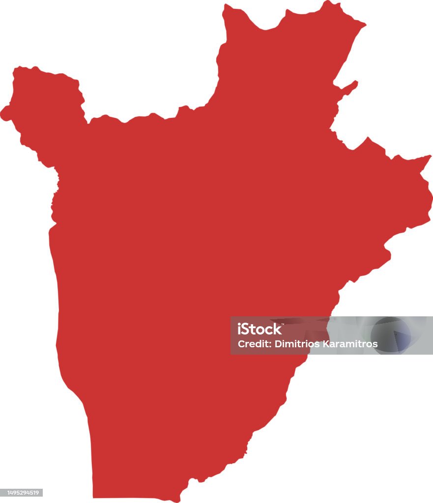 Vector Map Of Burundi Stock Illustration Download Image Now Africa