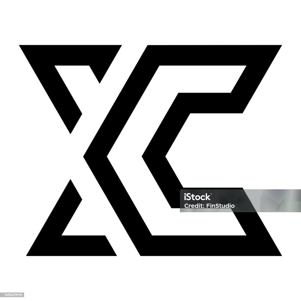 Logo Xc Initial Professionnel Innovant Et Logo Cx Lettre Xc Ou Cx