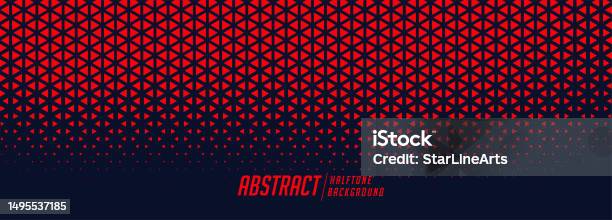 Abstract Red Triangle Pattern Backdrop For Modern Presentation Stock