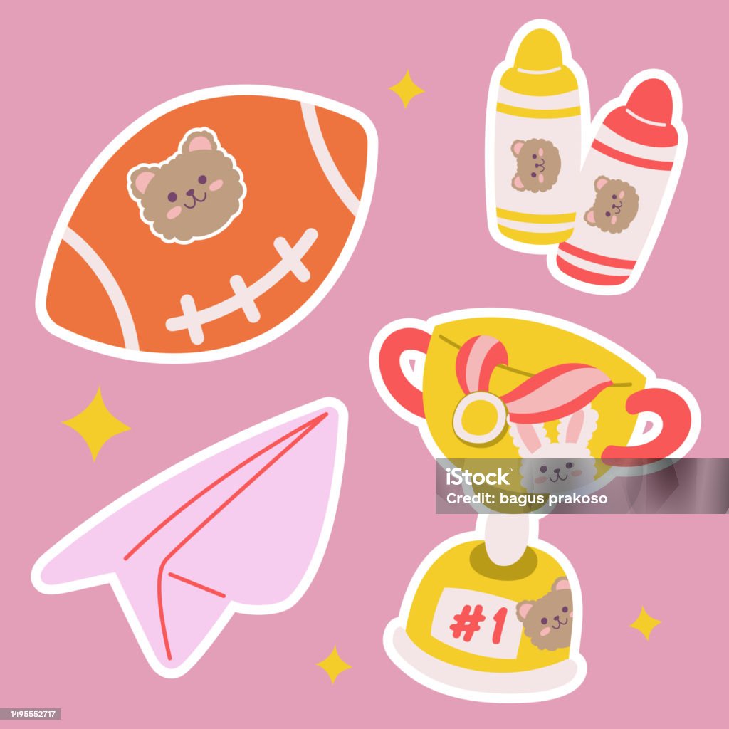 Set Stiker Kawaii Alat Tulis Sekolah Tangan Ditarik Kantor Pasokan ... Set Stiker Kawaii Alat Tulis Sekolah Tangan Ditarik Kantor Pasokan ...