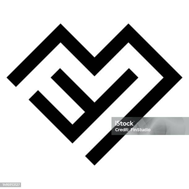 Logo Fm Initial Professionnel Innovant Et Logo Mf Lettre Fm Ou Mf