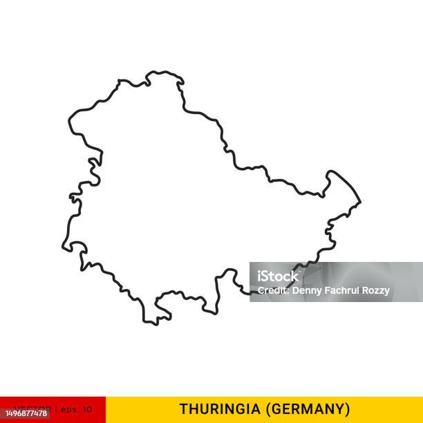 Peta Garis Besar Thuringia Negara Jerman Vektor Ilustrasi Desain ... Peta Garis Besar Thuringia Negara Jerman Vektor Ilustrasi Desain ...