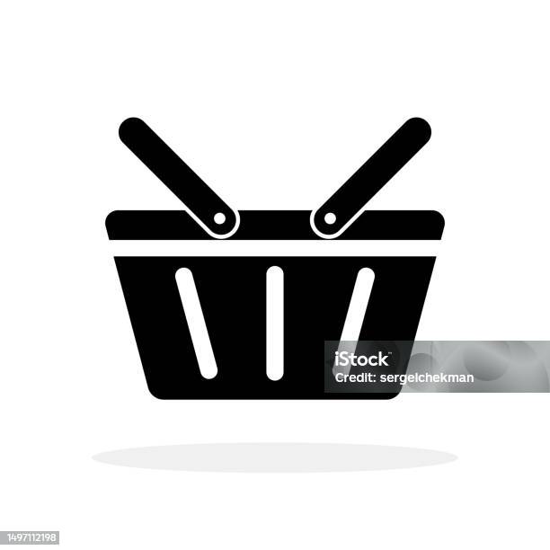 Ikon Keranjang Belanja Simbol Keranjang Belanja Ikon Hitam Terisolasi ... Ikon Keranjang Belanja Simbol Keranjang Belanja Ikon Hitam Terisolasi ...