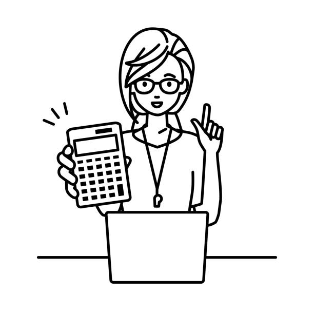 Accountant Clipart Black And White