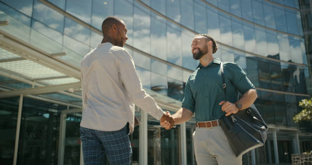 Free Stock Photo of Polite handshake between two business people ...