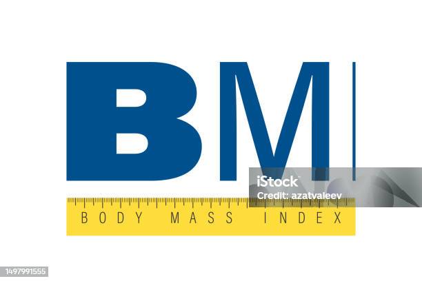 Bmi Classification Measurement Logo Concept Body Mass Index Level