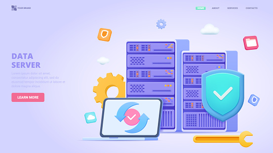 Cloud Technology Data Server Remote Database Cloud Computing Data Centre Remote Data Storage