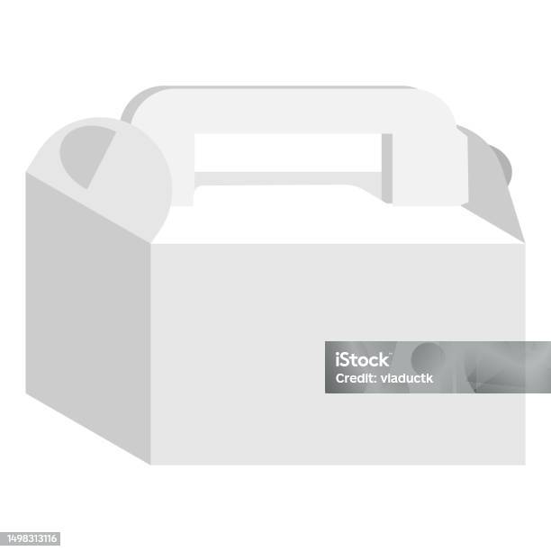 Illustration Of A Box For A Cake Stock Illustration Download Image