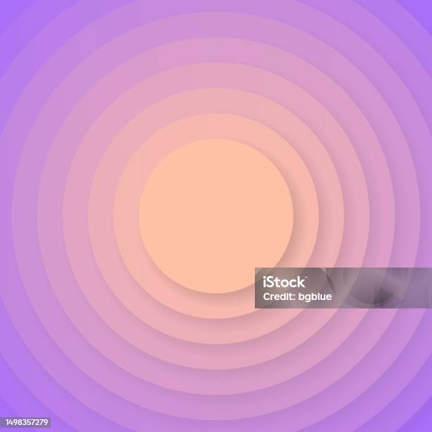 Abstract Design With Circles And Pink Gradients Trendy Background Stock
